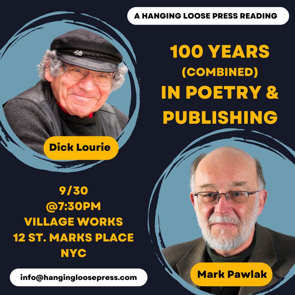 Catching Up With Mark Pawlak - Hanging Loose Press